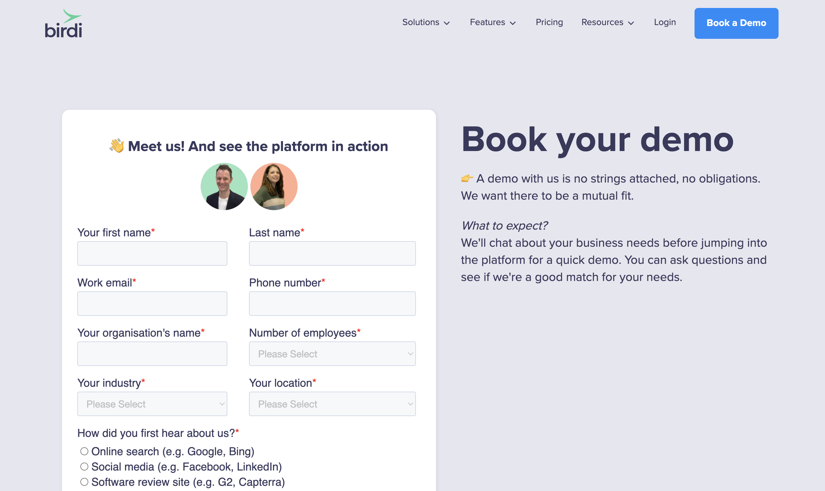 Book a Birdi Demo | Geospatial Software Made Simple